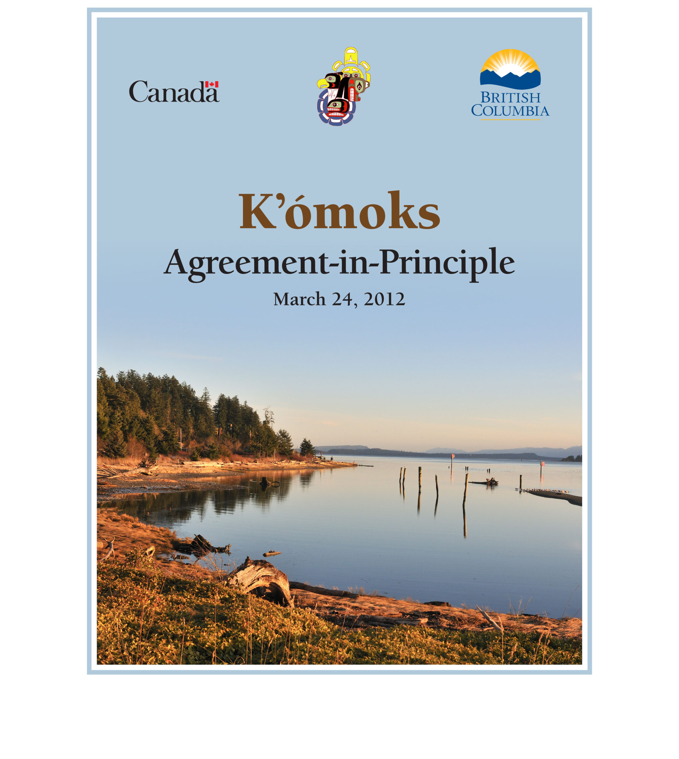 K’ómoks Agreement in Principle - BC Treaty Commission